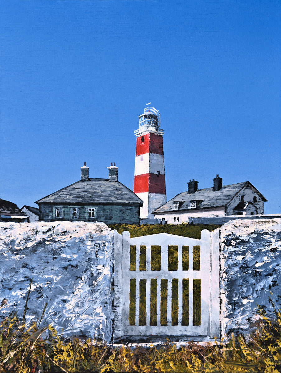 Llidiart gwyn, awyr las / White gate, blue sky – Oriel Plas Glyn y Weddw